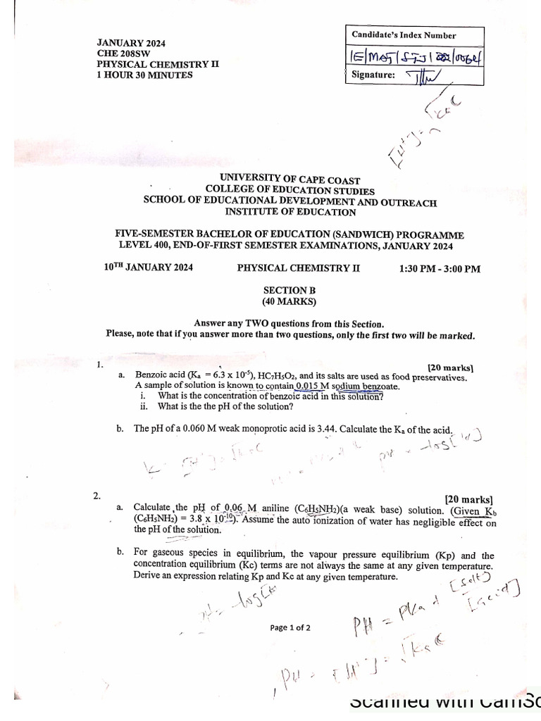 Physical Chemistry Ii Pdf