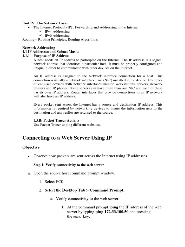 Network Addressing1 | PDF | Ip Address | Computer Network