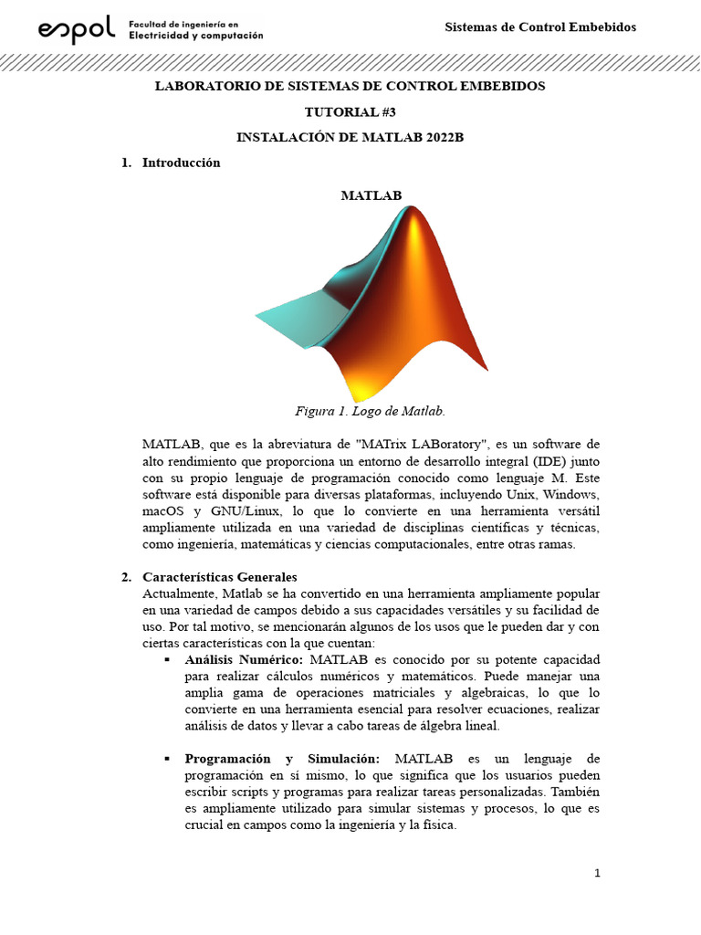 Tutorial Matlab | PDF | Matlab | Entorno de desarrollo integrado