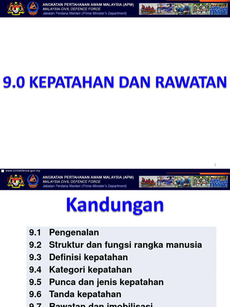 Slide Master Apm - Kepatahan Dan Rawatan | PDF
