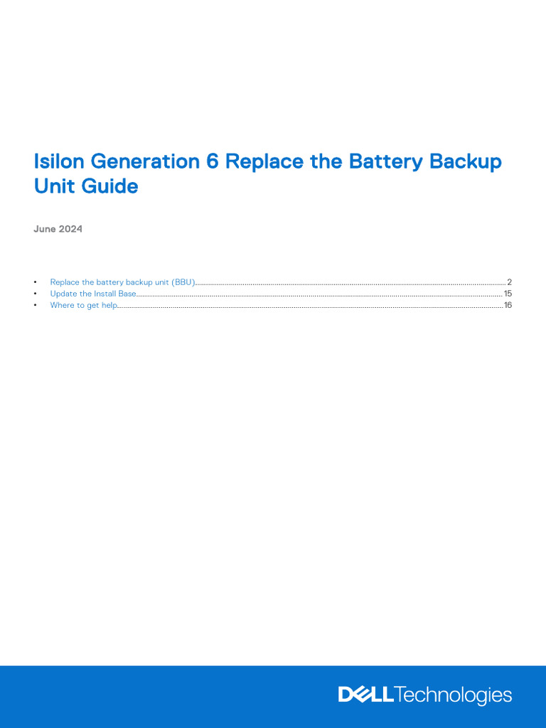 isilon - gen6 - 배터리 이슈 | PDF | Computer Cluster | Network Interface ...