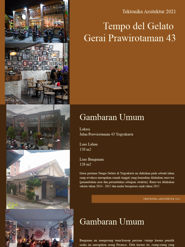 Arsitektur Tempo Gelato | PDF