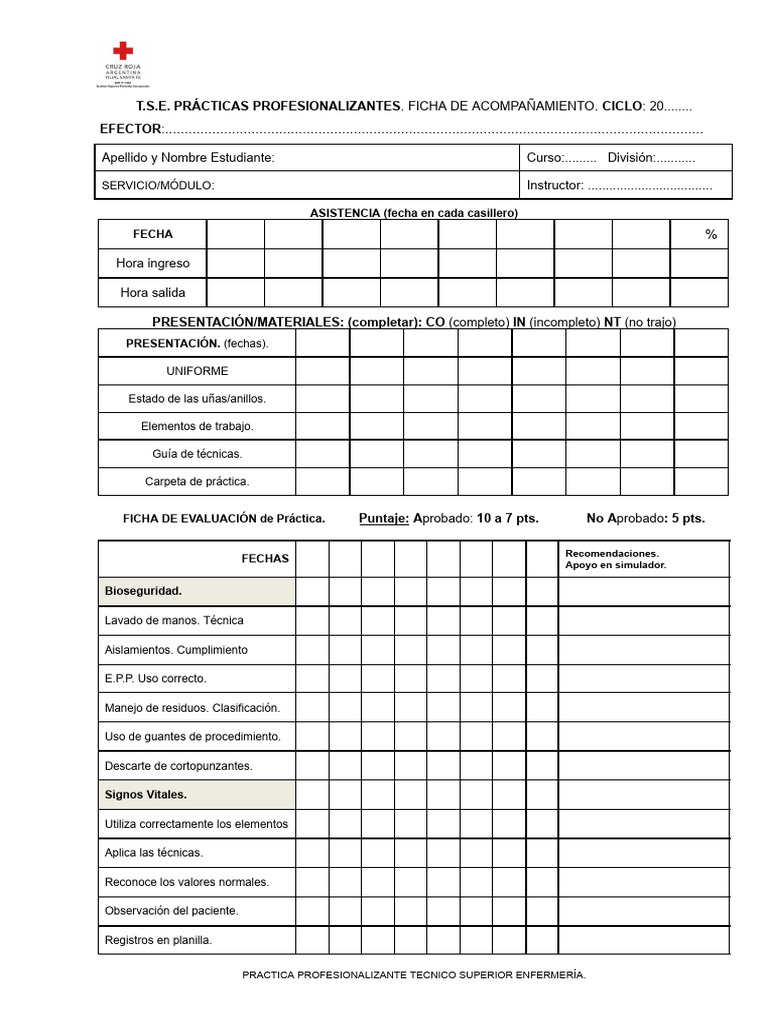 Planilla Acompanamiento Instructor Est.2023-1 | PDF | Medicamentos con ...