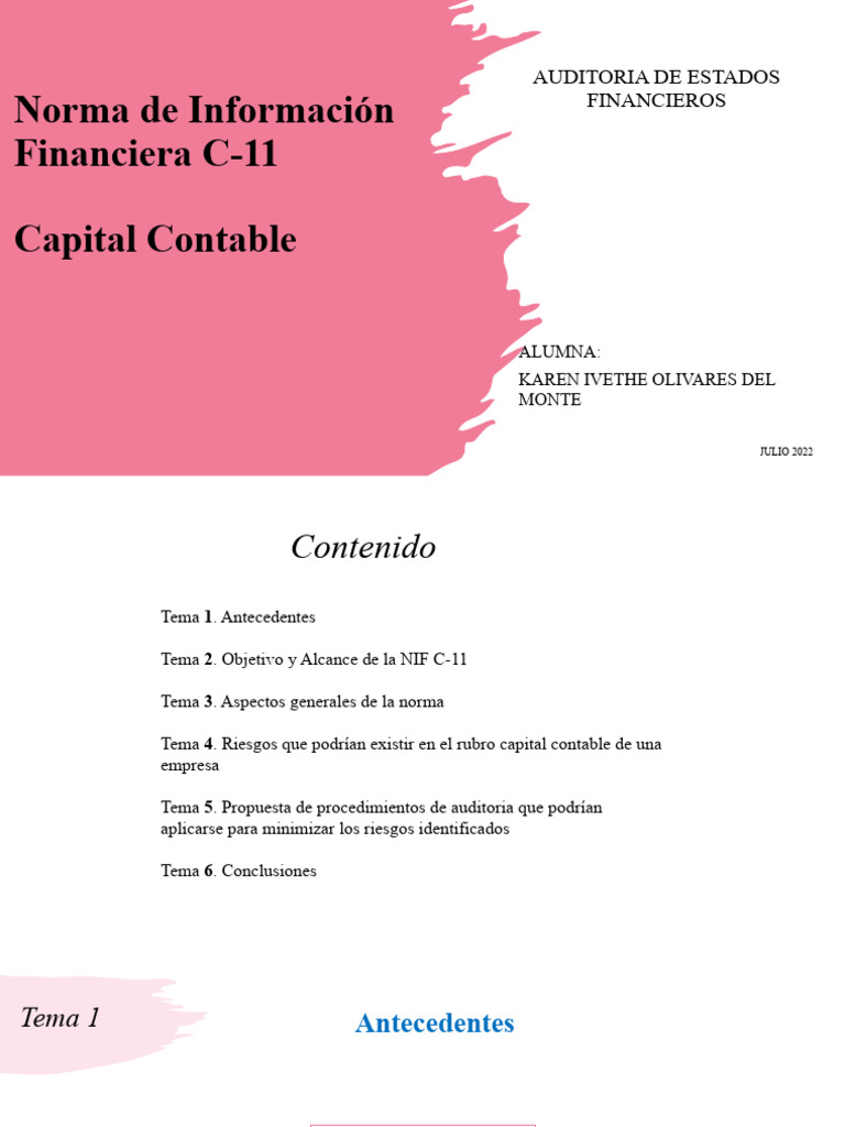 Nif C-11 | PDF | Contabilidad | Compartir (Finanzas)
