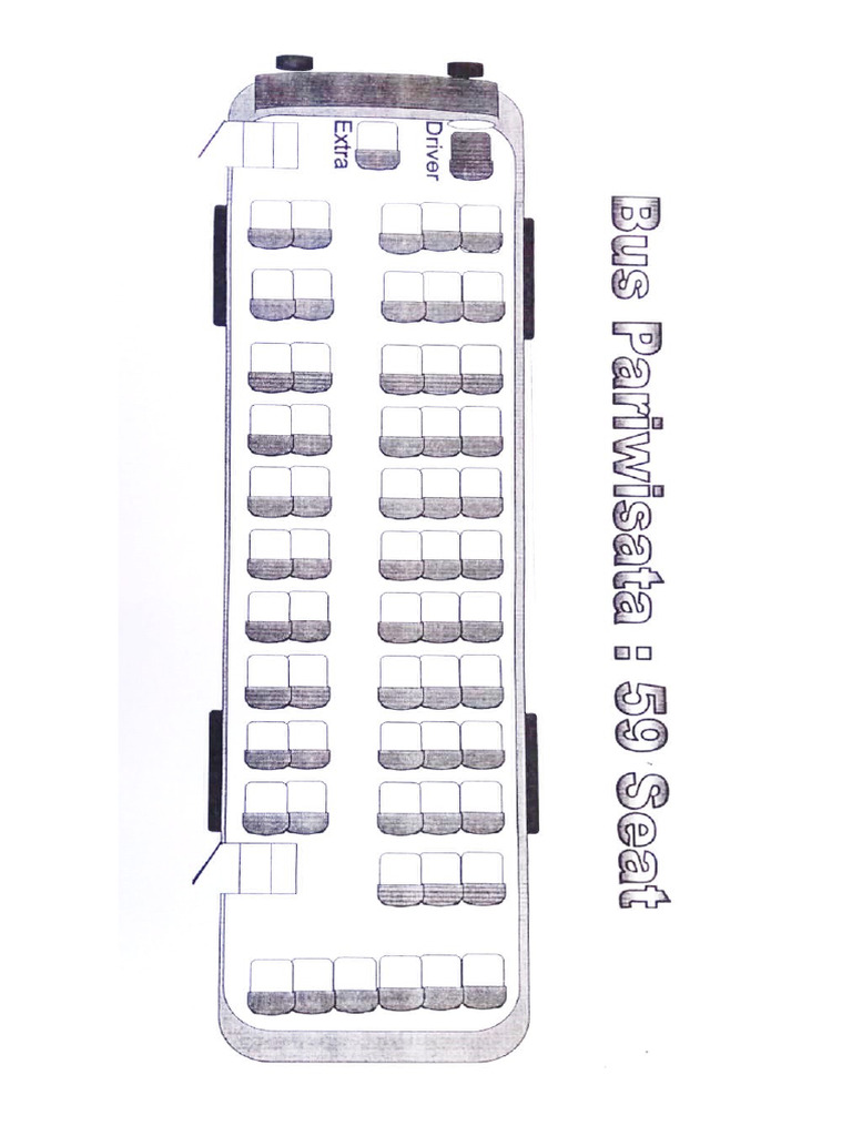 Denah Bis 59 Seat - AKAS | PDF
