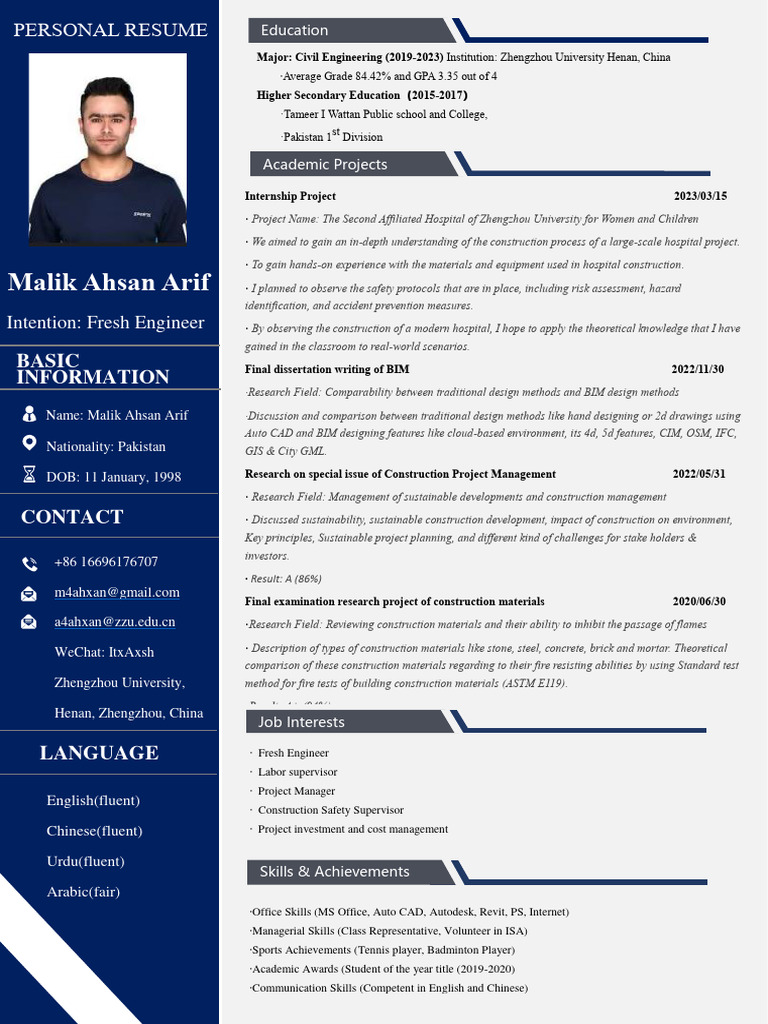 Jerry Job CV | PDF | Building Information Modeling