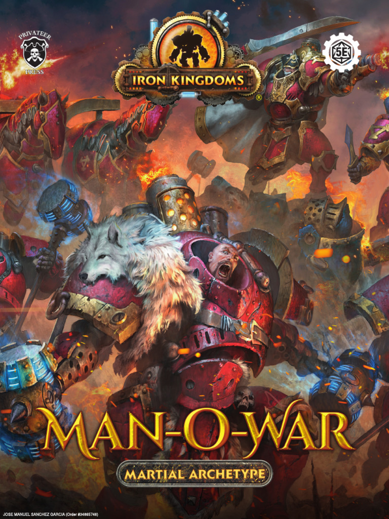 Iron Kingdoms 5e - Man O War Martial Archetype | PDF | License | Copyright