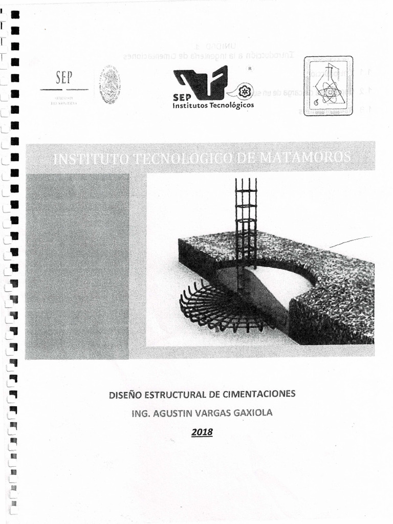 Unidad 3-Diseño Estructural de Cimentaciones | PDF
