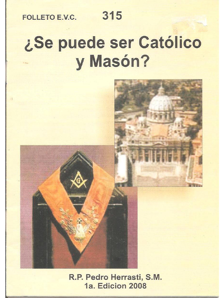 ¿Se Puede Ser Católico y Mason? | PDF
