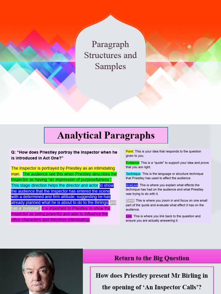 AIC Paragraph Structures | PDF | Psychological Concepts | Behavioural ...