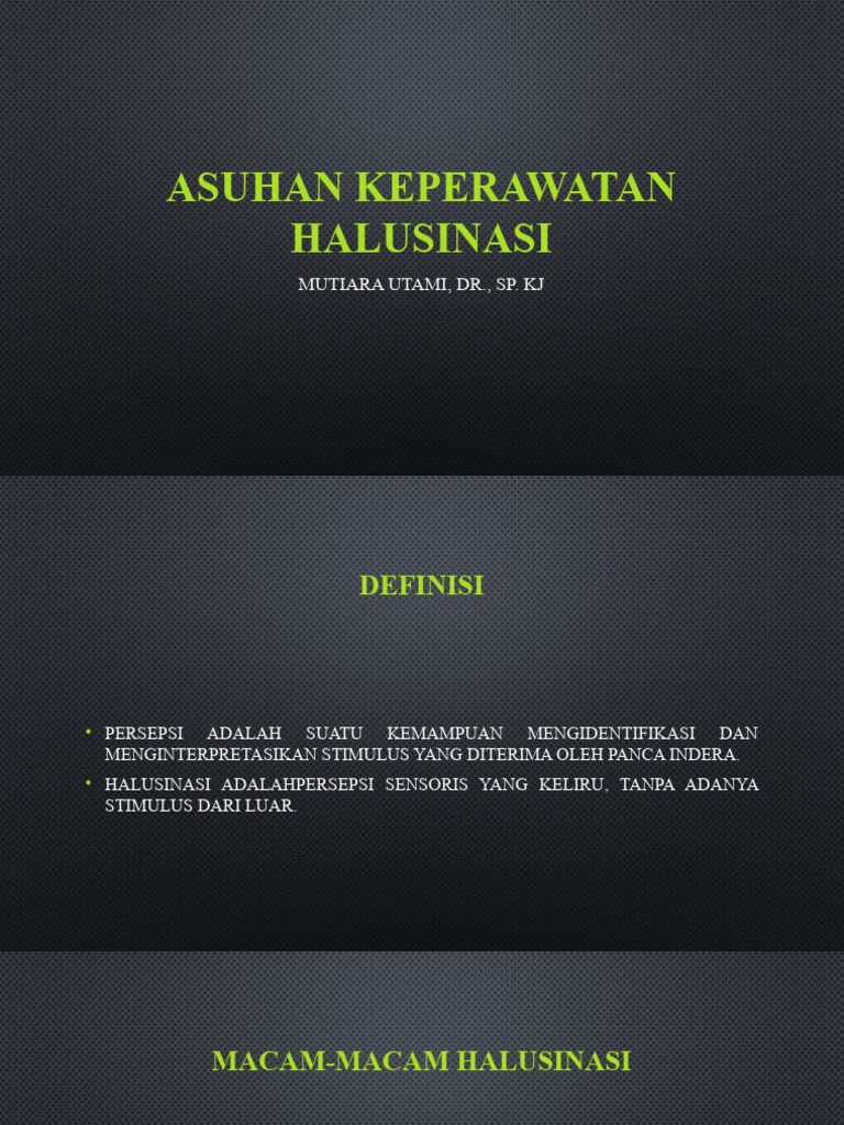 Askep Halusinasi | PDF