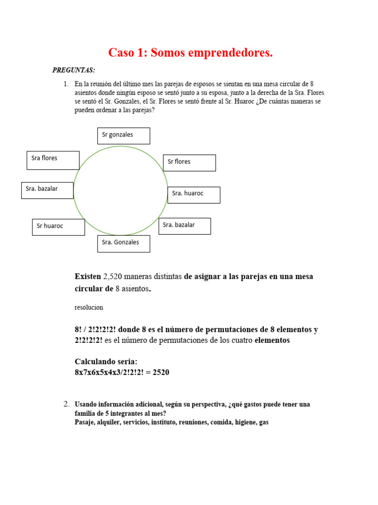 Orden de parejas y finanzas familiares | PDF
