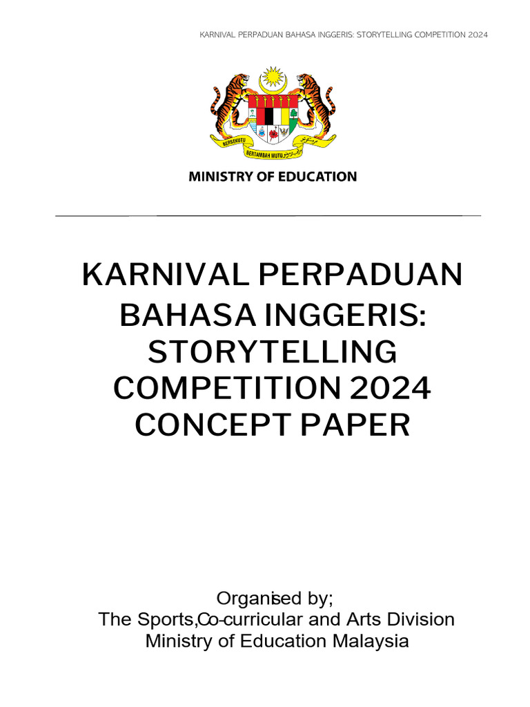 Storytelling Competition Concept Paper 2024 | PDF | Storytelling ...