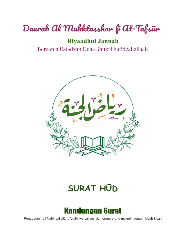 Surah Hud-1 | PDF