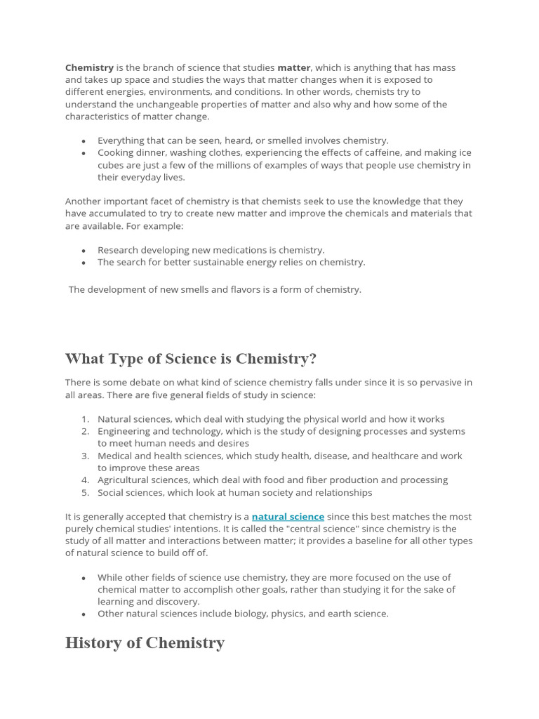 Chemistry Beginning | Download Free PDF | Chemistry | Organic Chemistry