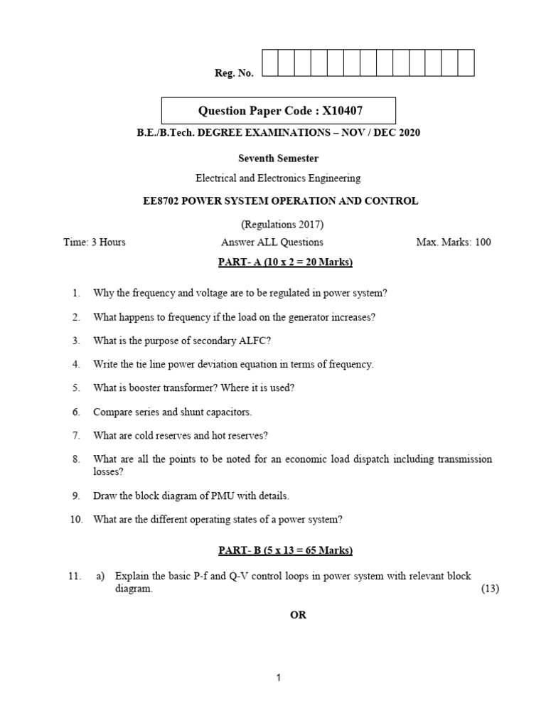 Psoc Nov 2020 | PDF | Transformer | Electric Power Transmission