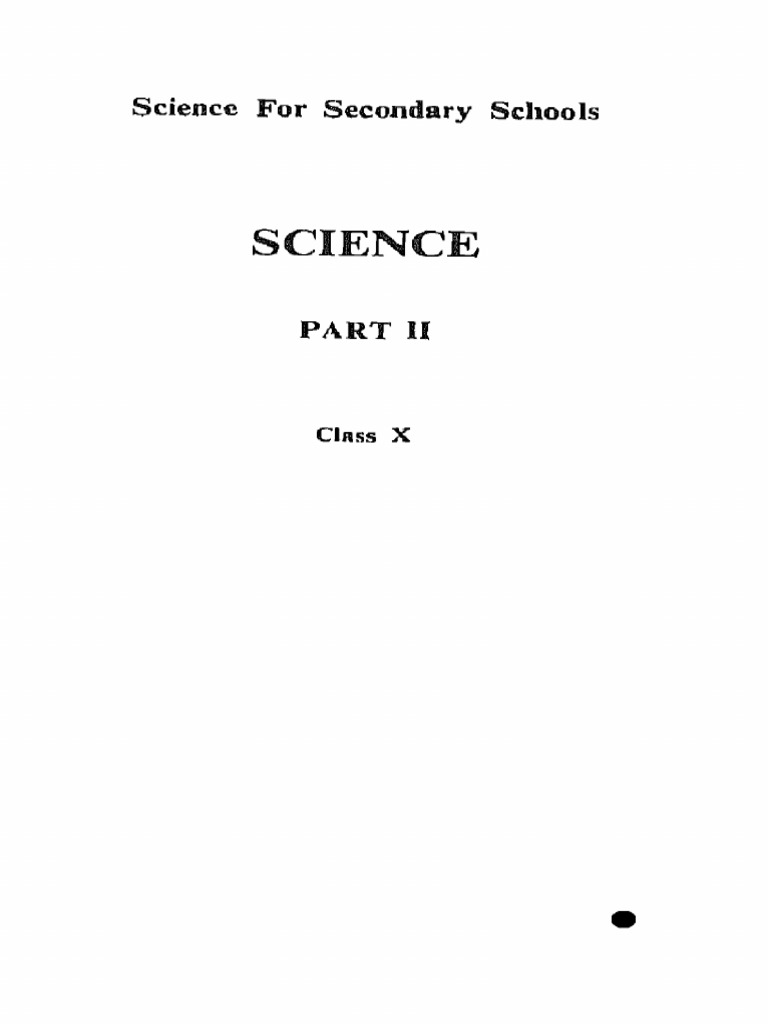 Class 10 Science Old | PDF