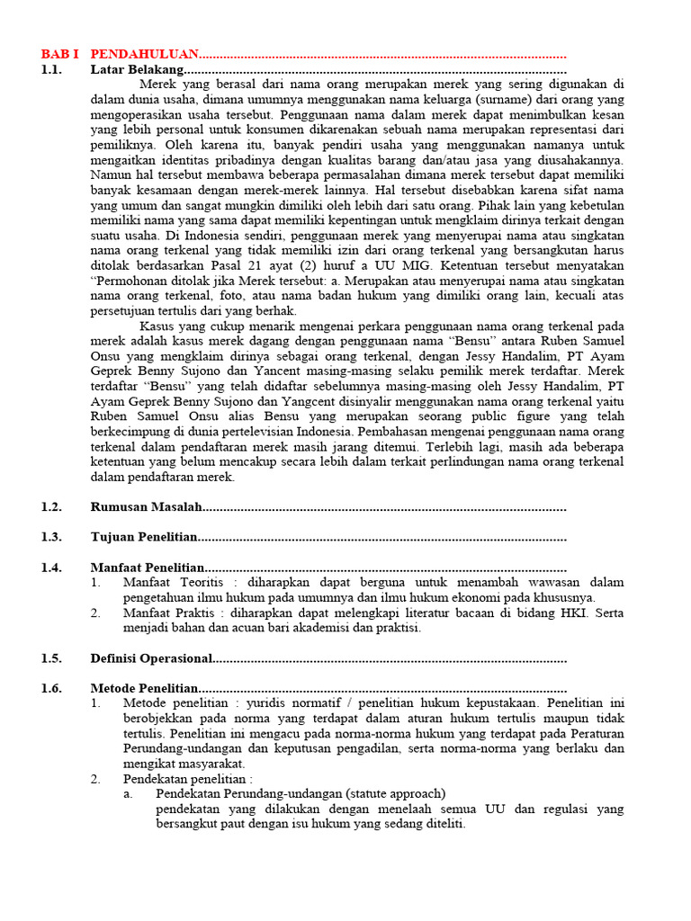 Bahan Persentasi | PDF