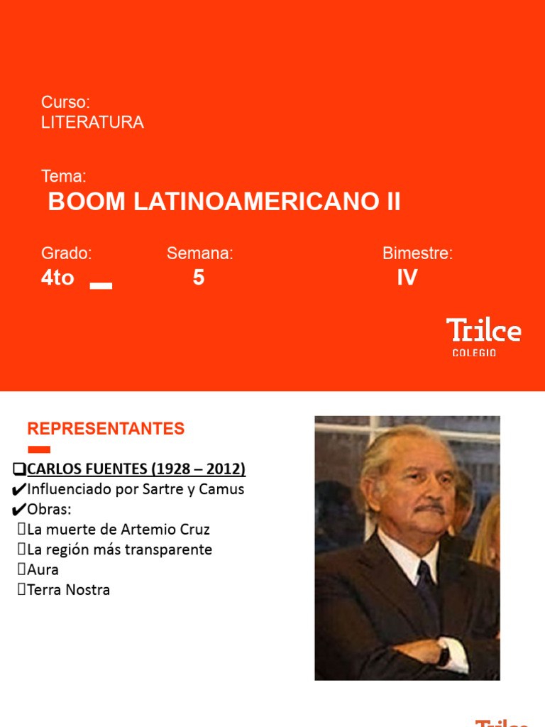 Lit - Boom Latinoamericano 2 - Ivb - 4S - Sem 5 | PDF