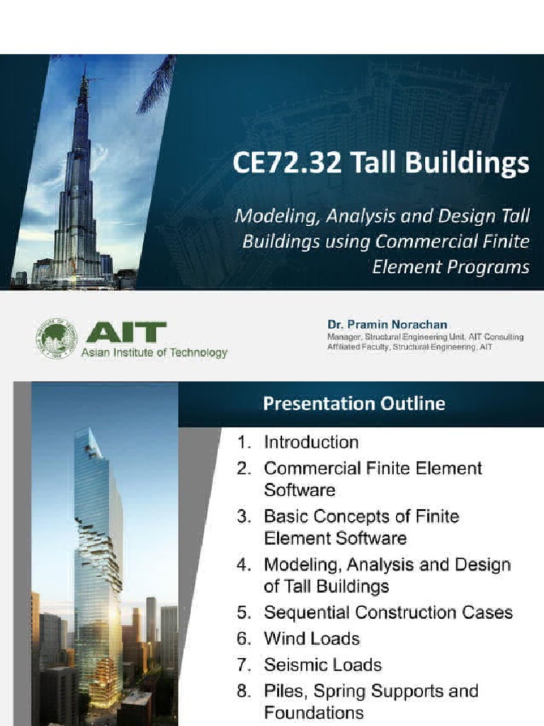 Kuliah 1a Ce-7232-Tall-Buildings | PDF
