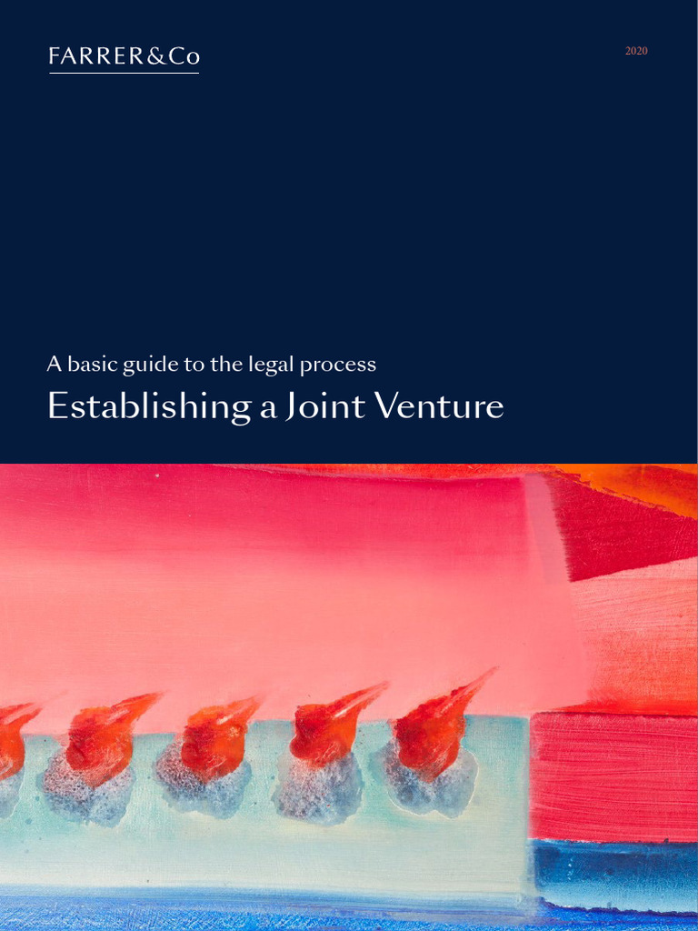 Guide to Establishing a Joint Venture | PDF | Joint Venture | Partnership