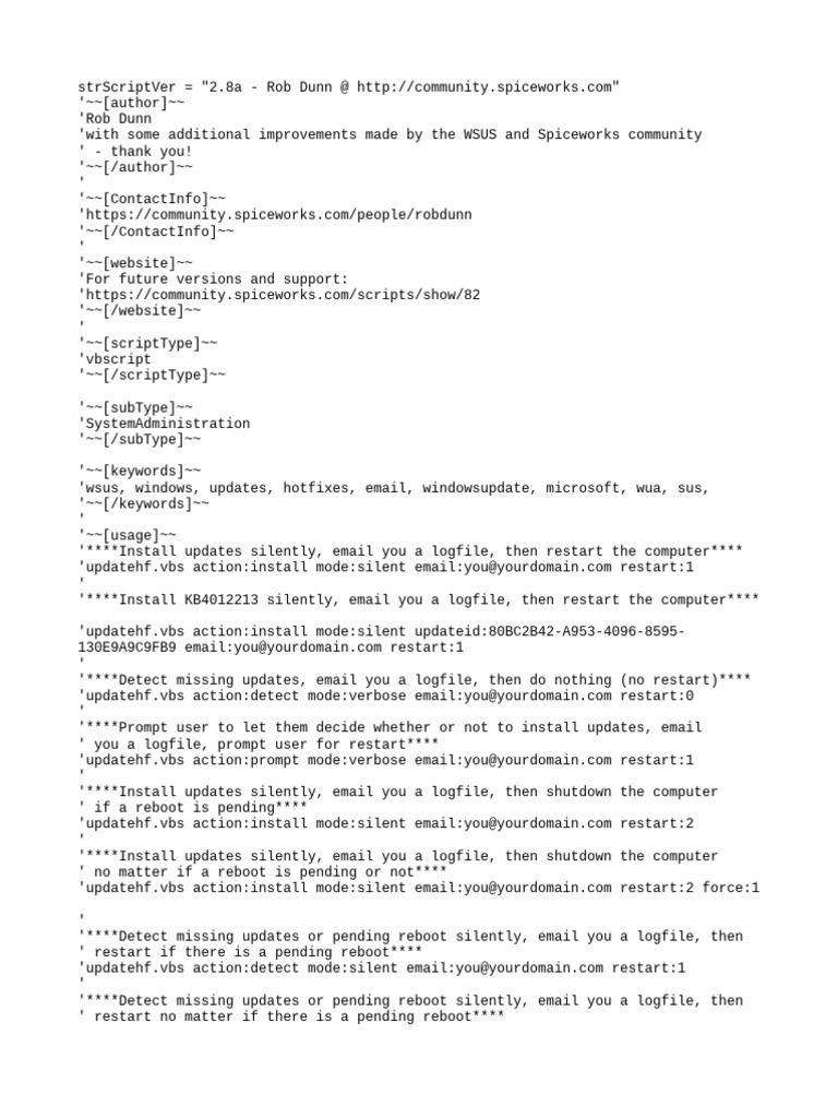 Script | Download Free PDF | Command Line Interface | Computing
