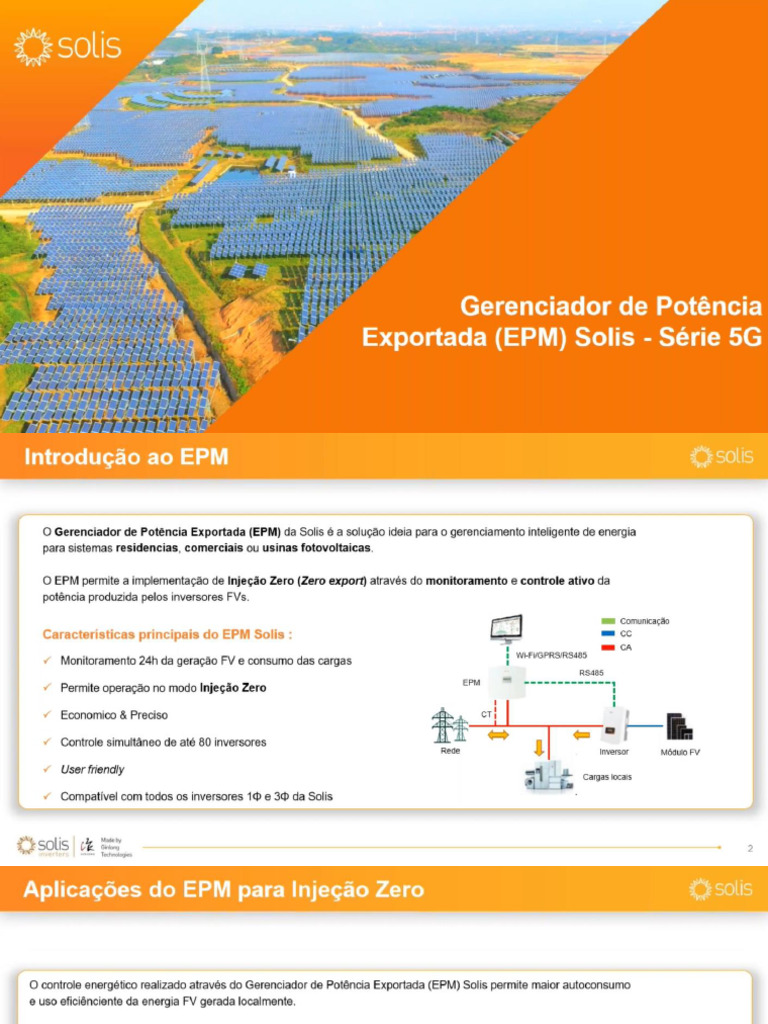 Solis Grid-Zero Apresentação | PDF