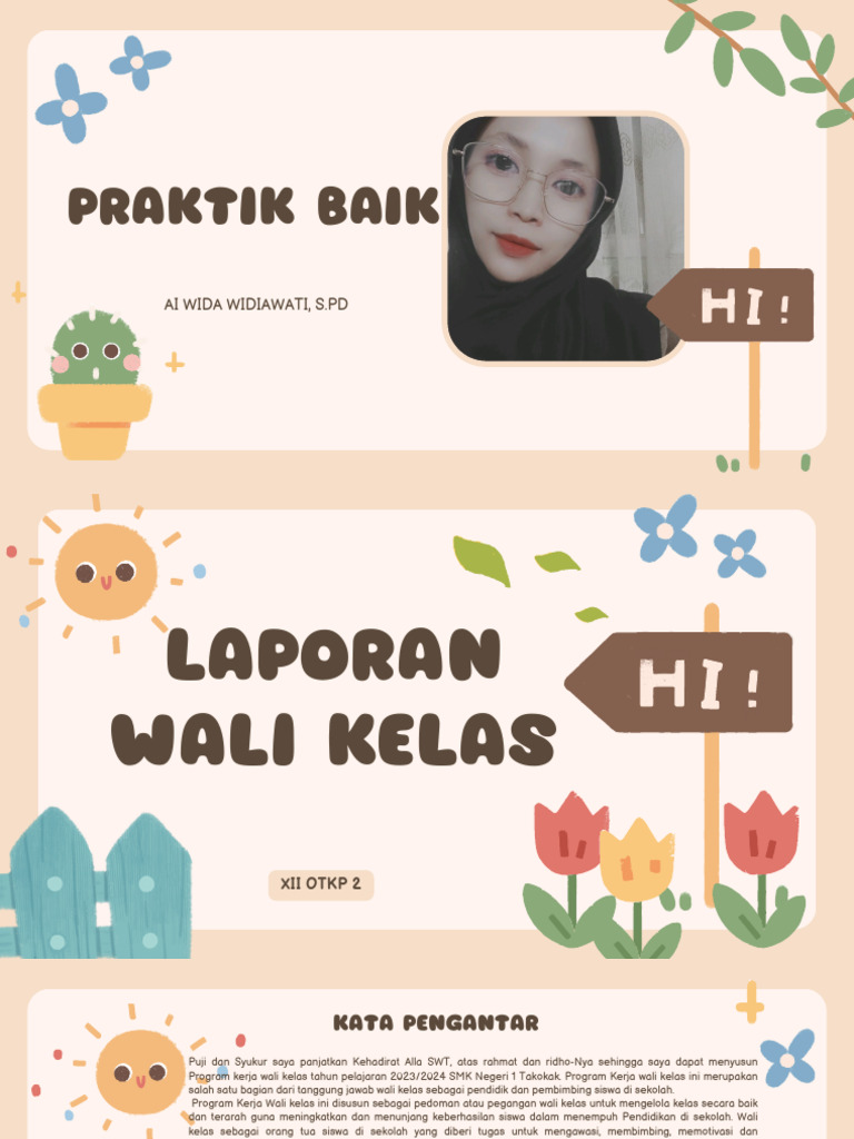 Laporan Wali Kelas Xii Otkp 2 | PDF
