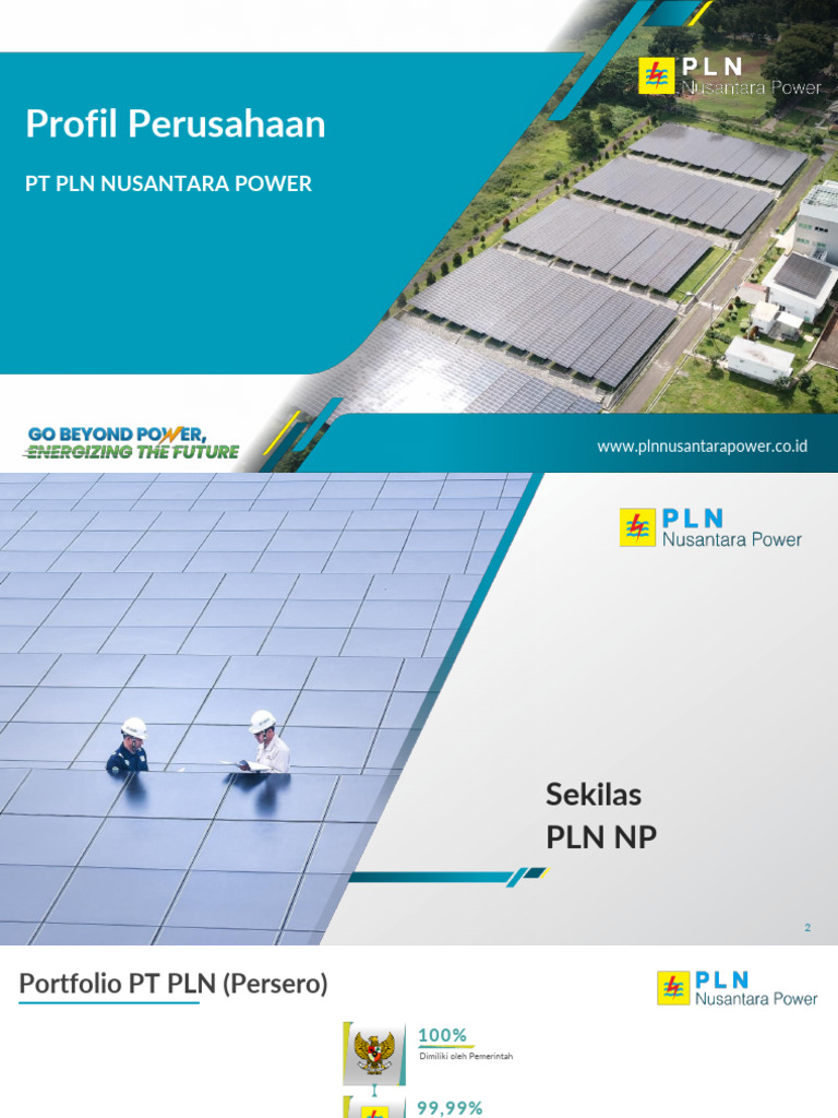 Profil PT PLN Nusantara Power 2023 | PDF