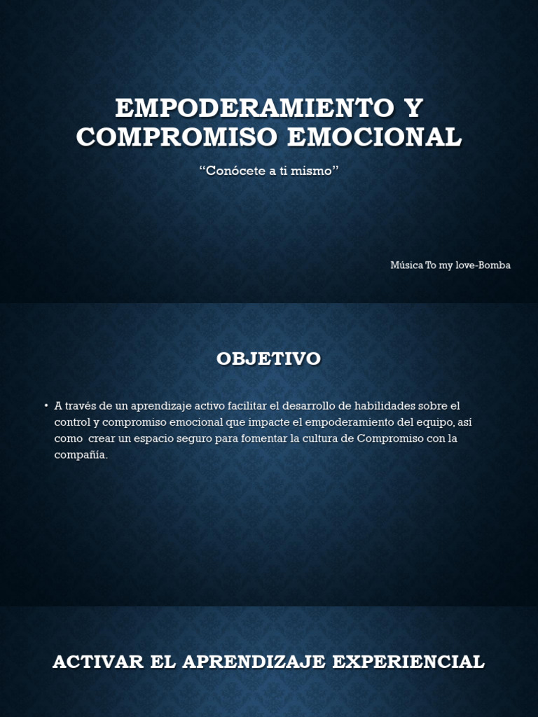 Empoderamiento y Compromiso Emocional Empresarial | PDF | Empoderamiento | Creatividad