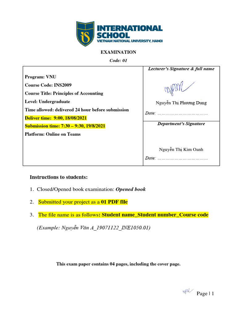 17-8 - Oanh Nguyá N - POA Final T8.2021 - Final | PDF | Debits And Credits | Cost Of Goods Sold