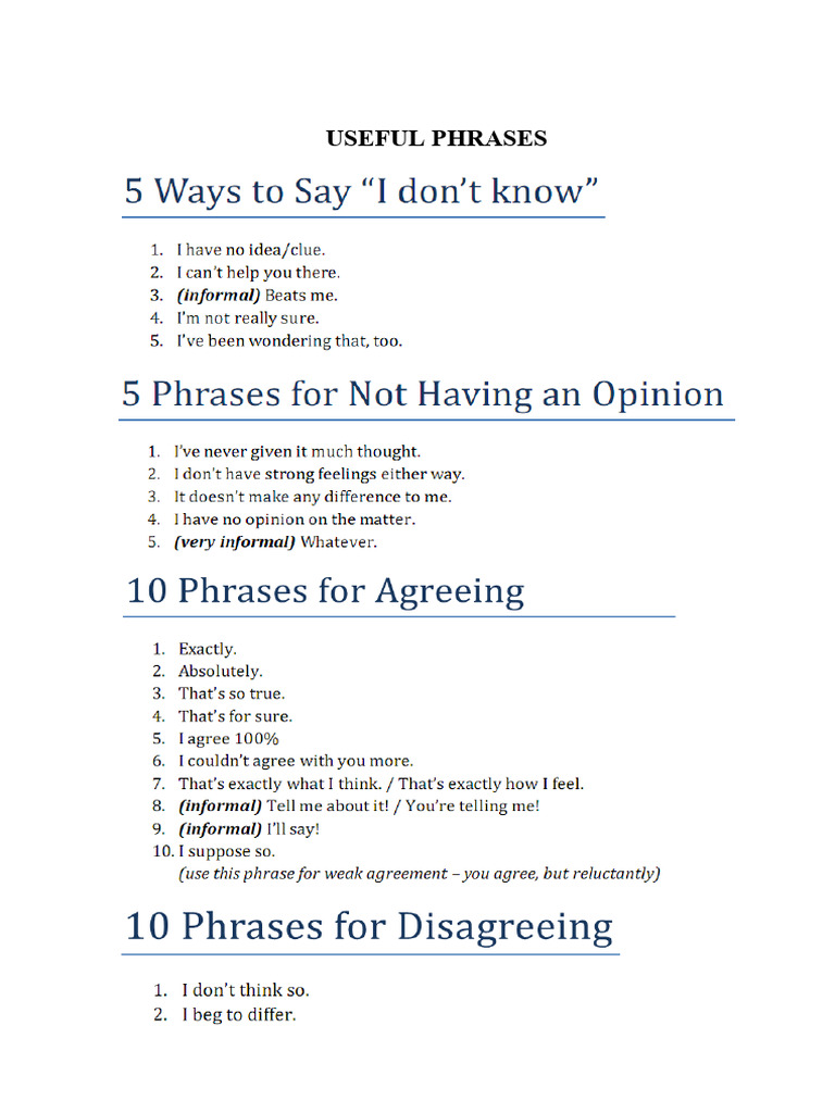 Tai Lieu On Tap SPEAKING | PDF