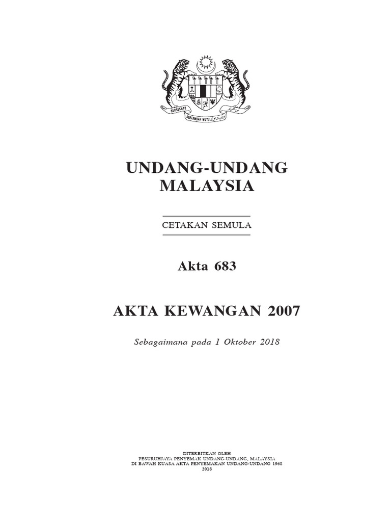 Akta 683 | PDF