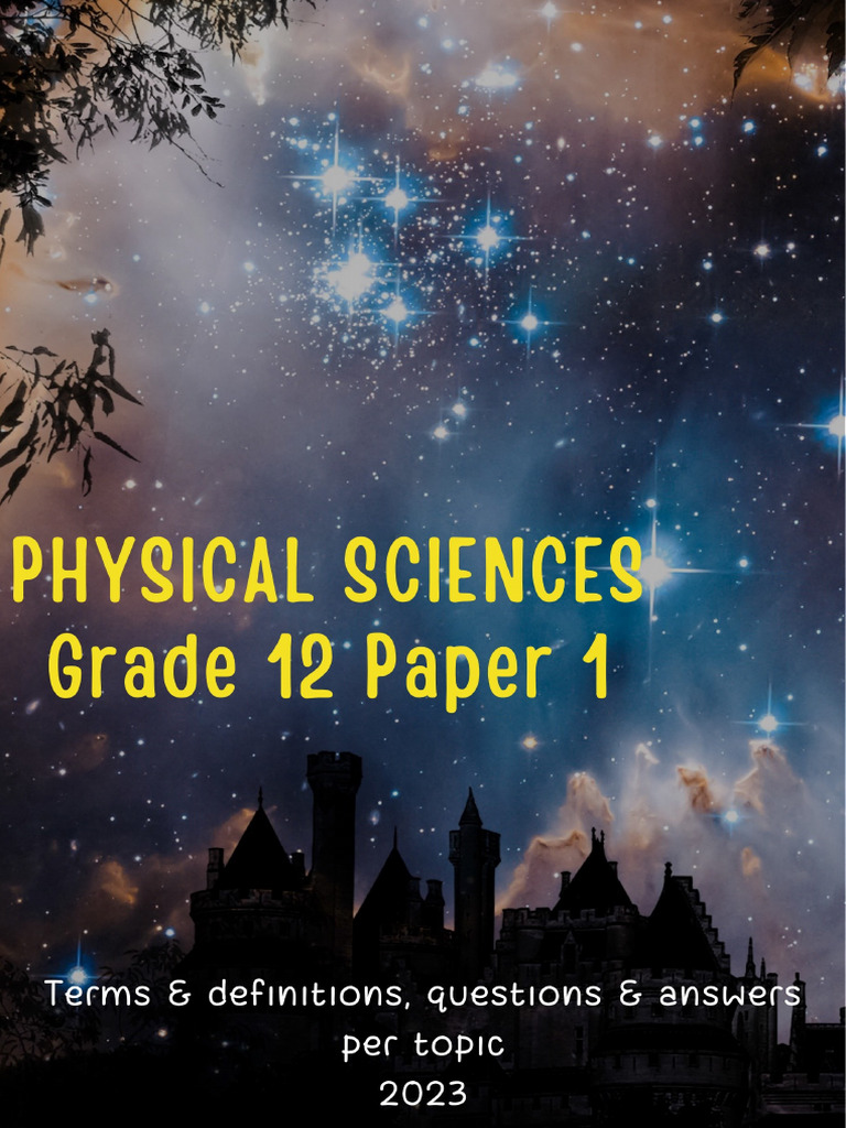 Grade 12 Physical Sciences Guide | PDF | Force | Electromagnetic Induction