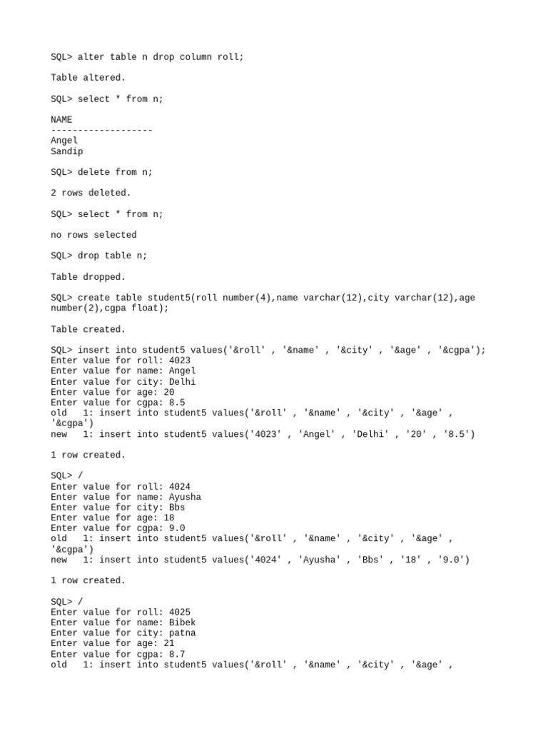 Lab2 | PDF | Sita | Sql