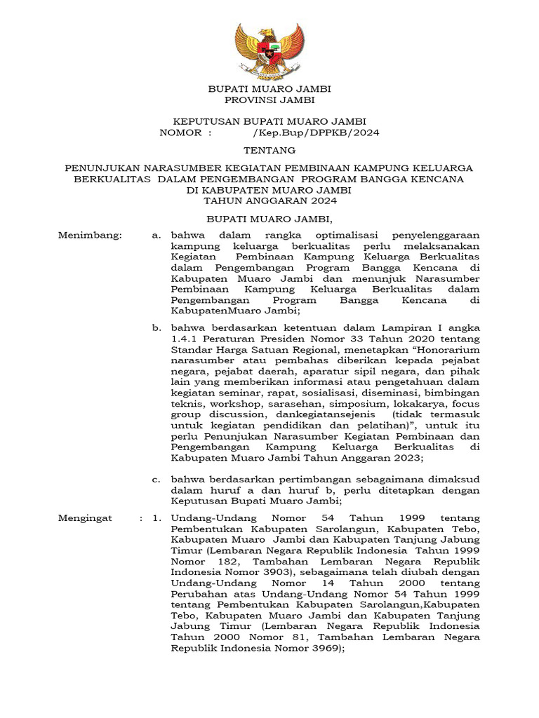 SK Bup NS Sekolah Siaga 2024 | PDF