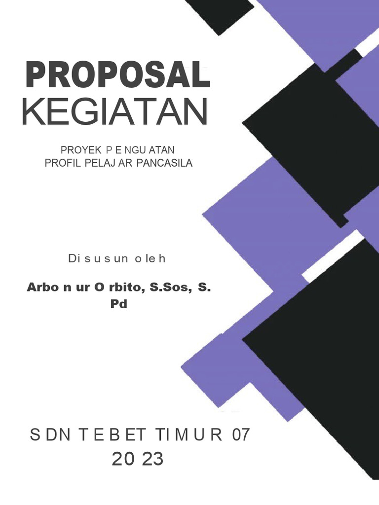 Proposal Kegiatan p5 | PDF
