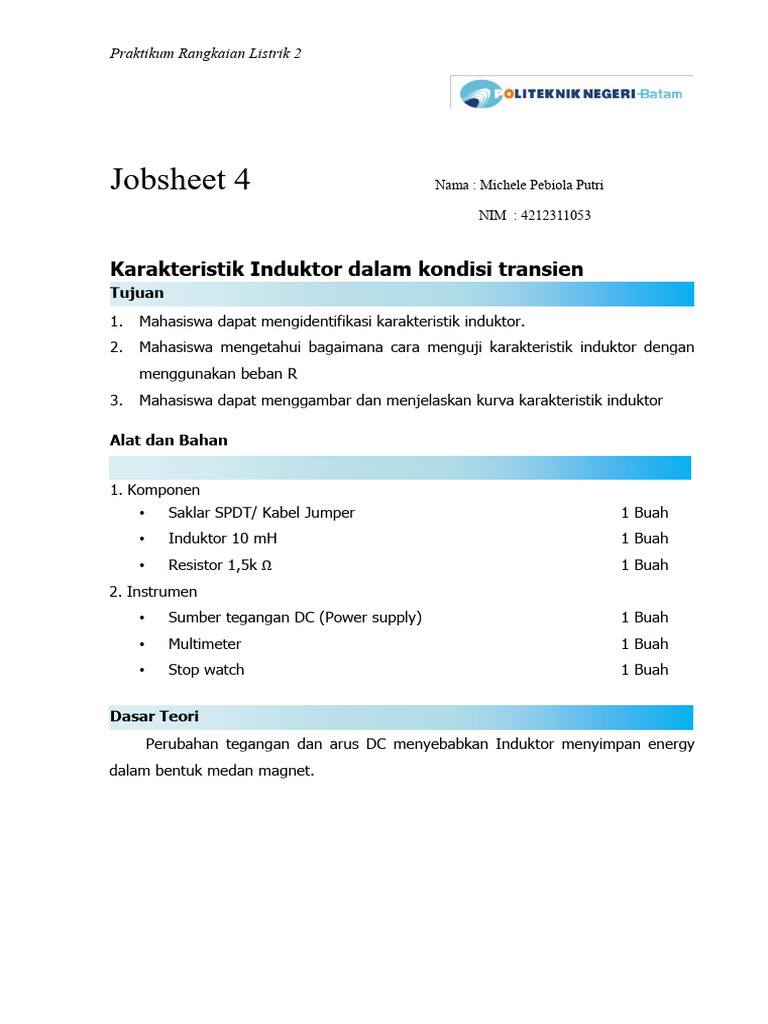 MichellePebi Jobsheet4 | PDF
