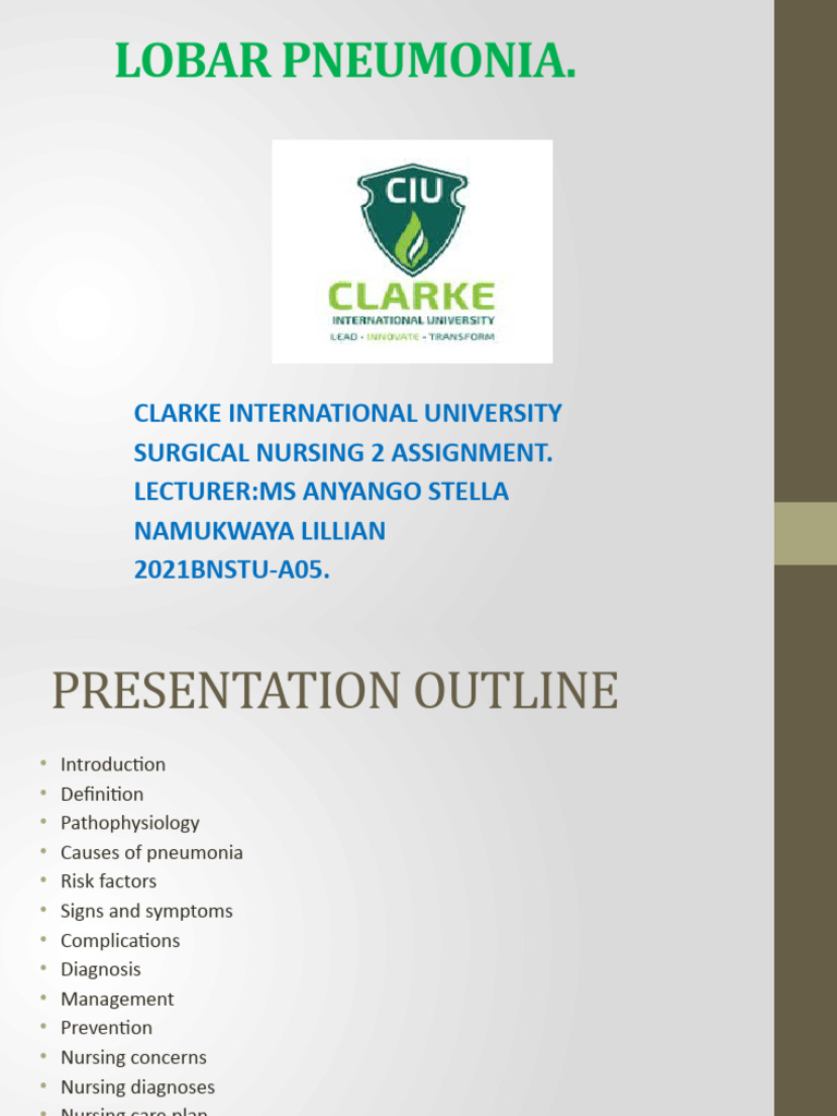 Pneumonia Ppt | PDF | Pneumonia | Lung