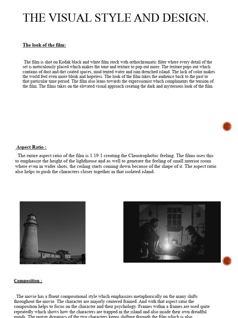 Visual Style Analysis of "The Lighthouse" | PDF