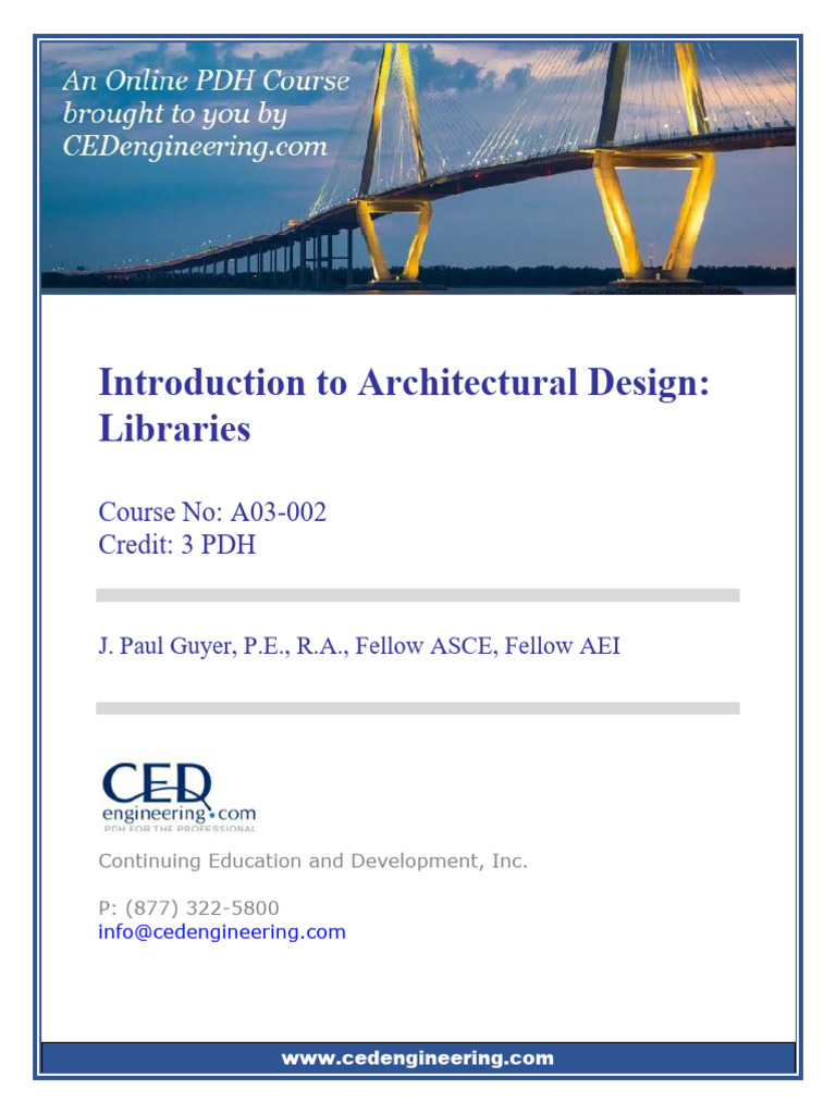 A03-002 - Introduction To Architectural Design - Libraries - US | PDF ...
