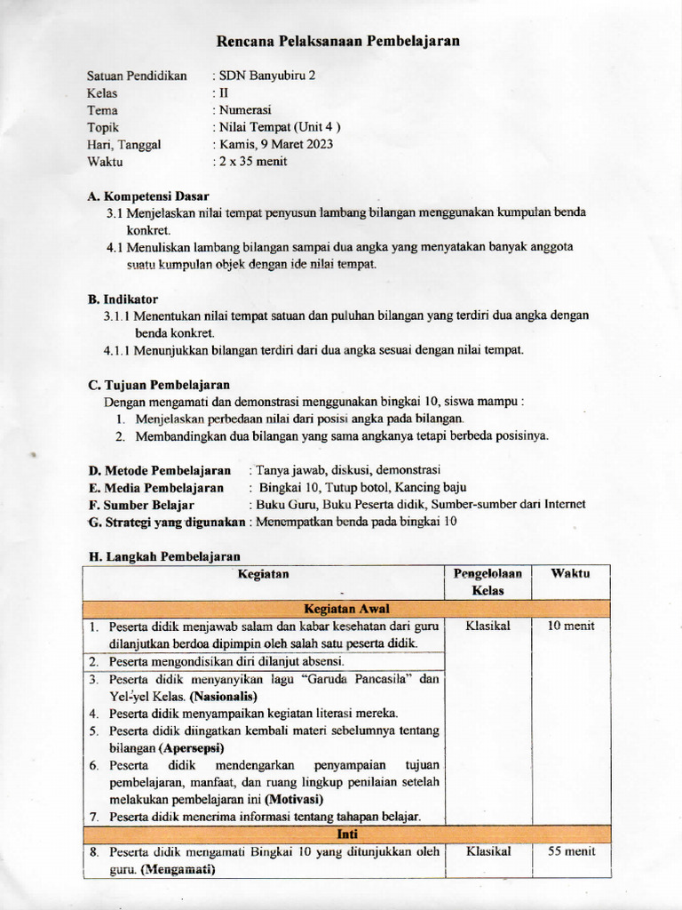 RPP Lesson Study | PDF