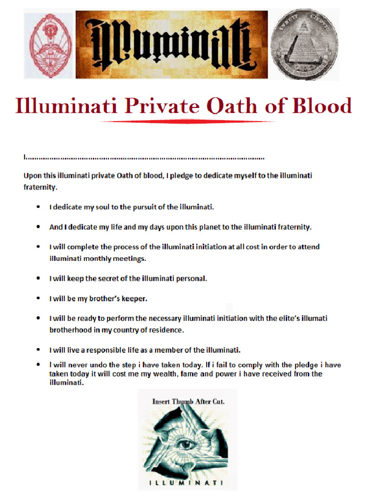 Illuminati Private OATHS. | PDF