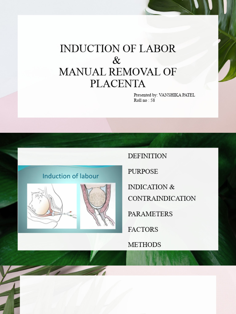 Induction of Labor | PDF | Childbirth | Uterus