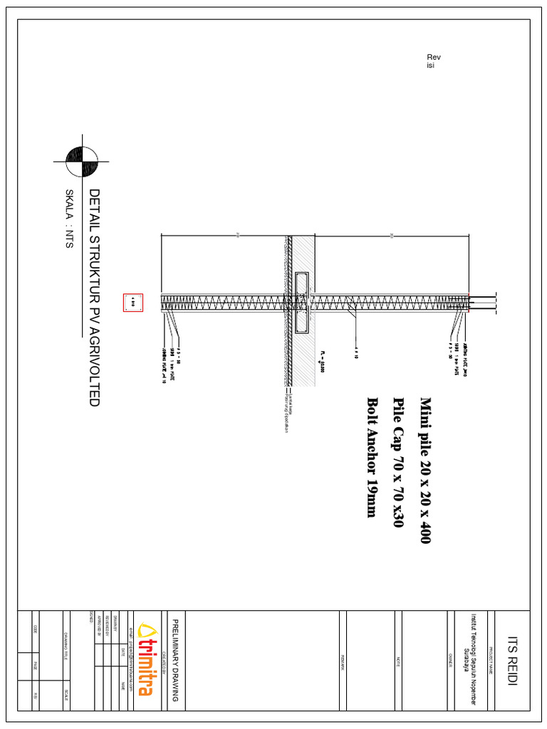 Mini Pile Structural Details | PDF