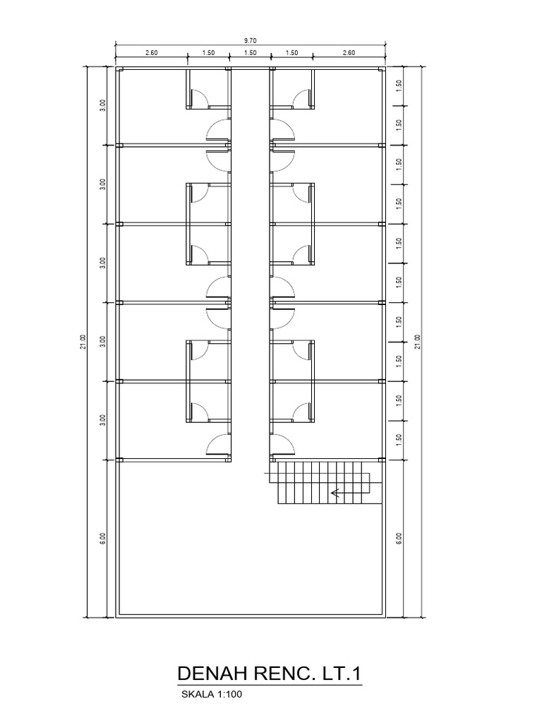 Denah Renc LT 1 | PDF