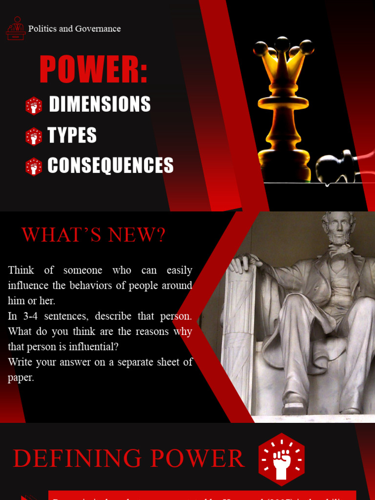 Polgov Module 3 - Power - Dimensions, Types and Consequences | PDF ...