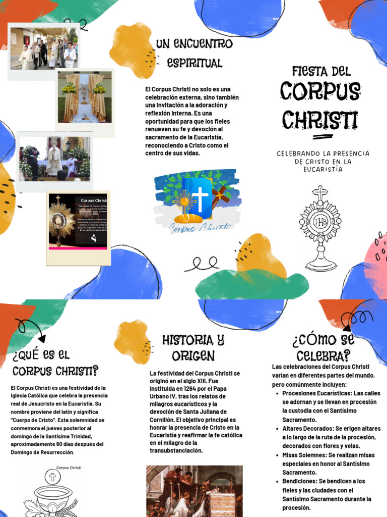 Tríptico sobre el Corpus Christi | PDF | eucaristía | Familias ...