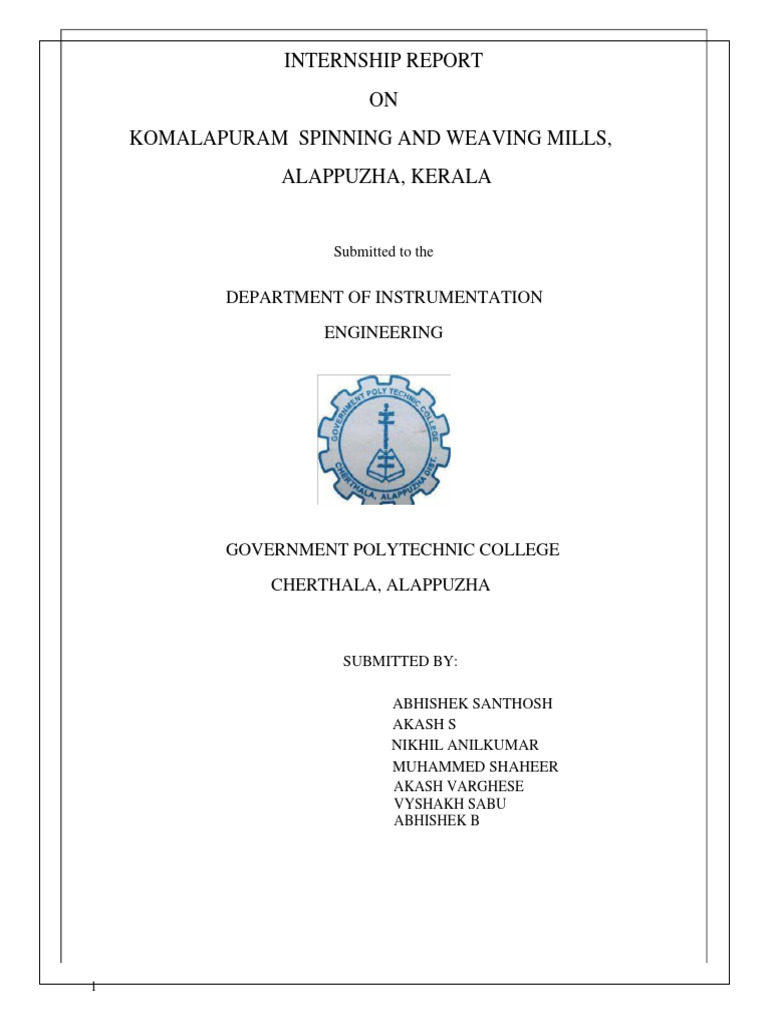 Sem-2 Project | PDF | Pressure Measurement | Spinning (Textiles)