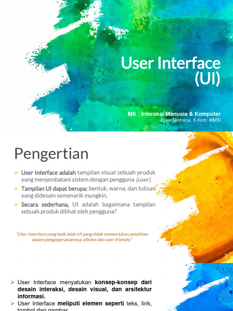 #7 User Interface | PDF